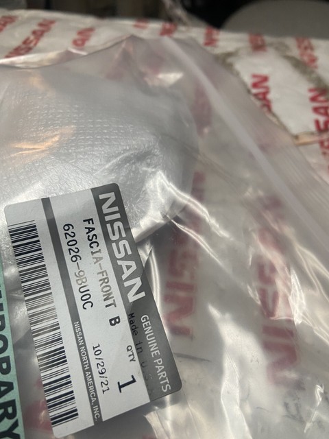 Genuine Nissan OE Fascia Front Bumper Lower 62026-9BU0C for sale online ...