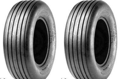 TWO (2) 7.50-16,750X16,7.50X16 RIB IMPLEMENT DISC WAGON TRCTOR TIRES W ...
