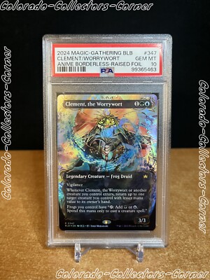 Magic the Gathering Bloomburrow - Clement, the Worrywort RAISED FOIL ...