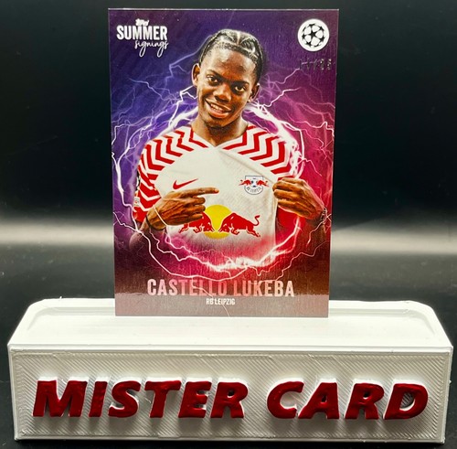 Topps 2023 Summer Signings CASTELO LUKEBA /25 RB LEIPZIG | eBay