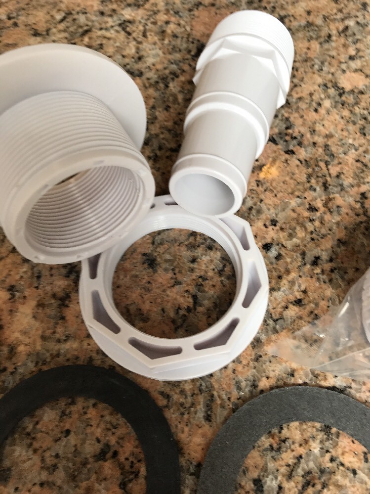 Replacement For Hayward SP1023 Inlet Return Set Fittings Locknut Gasket ...