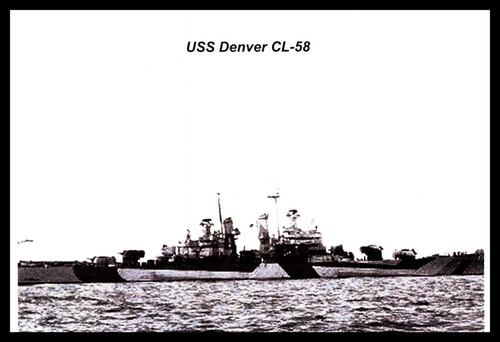 Postcard USS Denver CL-58 LP1 | eBay