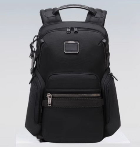 NEW TUMI Alpha Bravo 232793 Navigation Backpack Black Business/Casual Bag | eBay