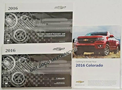 2016 CHEVROLET COLORADO OWNERS MANUAL GUIDE Z-71 LT WT V6 3.6LI4 2.5L ...