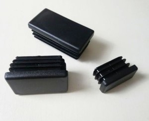 Rectangular End Caps Plastic Inserts Blanking Ribbed Rectangle Plugs ...