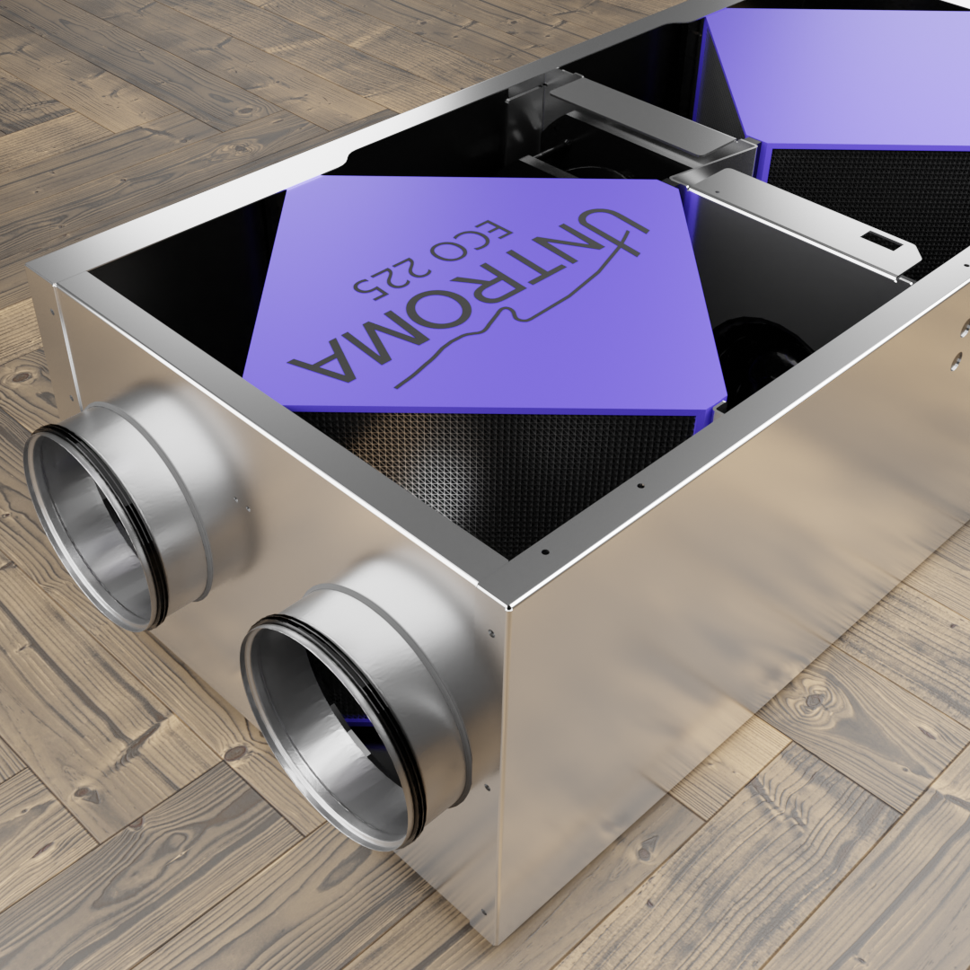 ECO 225 A+ Lüftungsanlage, Luftaustauschsystem, Belüftungsanlage mit ...