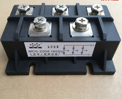 1PC New MDS200A MDS200A1600V MDS200-16 three-phase bridge rectifier ...