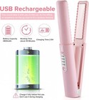 Mini Hair Straightener Cordless Portable Flat Iron for Daily Use Bangs ...