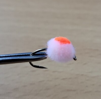 3 pink orange spot trout salmon egg flies. Fly fishing. deadly under ...