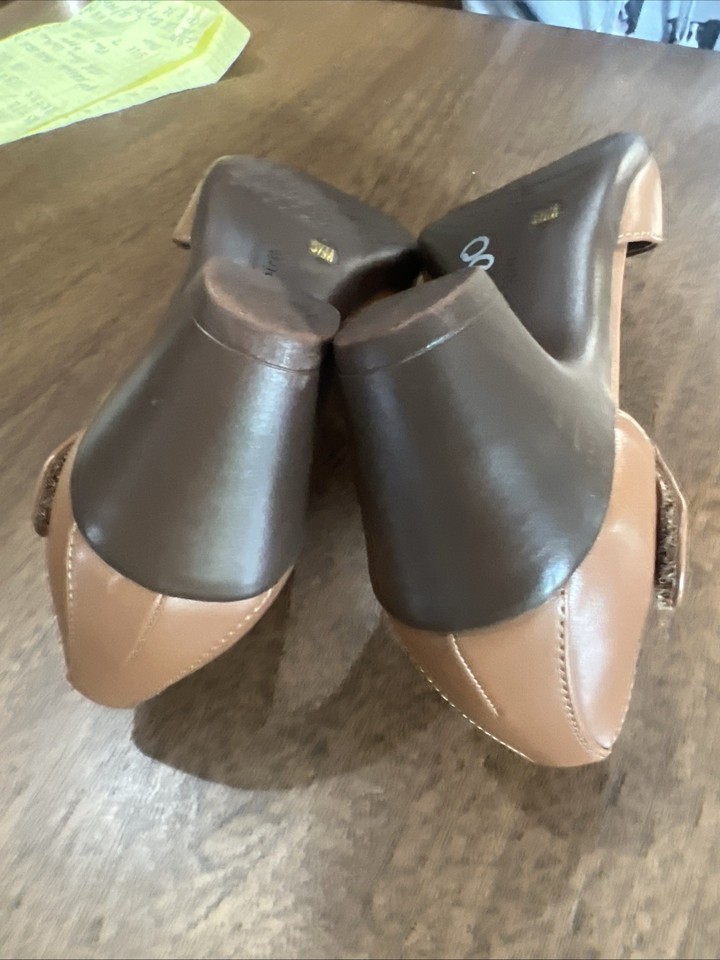 EASY SPIRIT Womens Size 5.5 M Camel Se Casity Mary Jane Heels NWOT | eBay