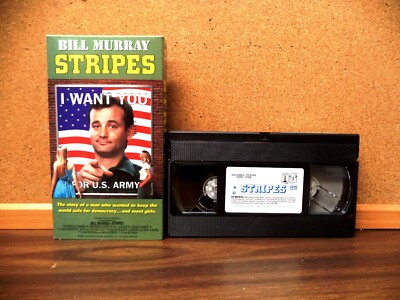 STRIPES (VHS 1996) Bill Murray, Harold Ramis, John Candy, Warren Oates ...