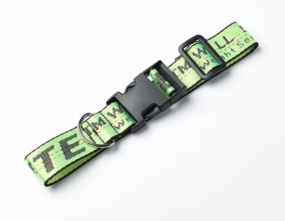 OFFWHITE Leash Collar Dog Set Pink Nylon training lead safety fits all ...