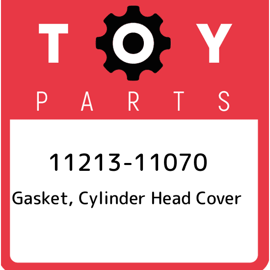 11213-11070 Toyota Gasket, cylinder head cover 1121311070, New Genuine ...