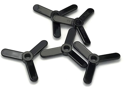 Lego Lot of 5 New Black Propeller 3 Blade Small Parts Pieces | eBay