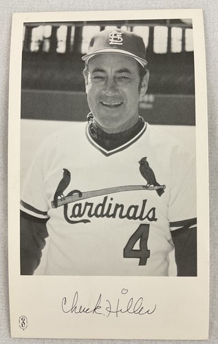 1982 Chuck Hiller, St. Louis Cardinals Team Issue GAU Photo | eBay