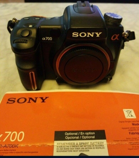 Sony Alpha DSLR-A700 12.2MP Digital SLR Camera - Black (Kit w/ DT 18 ...