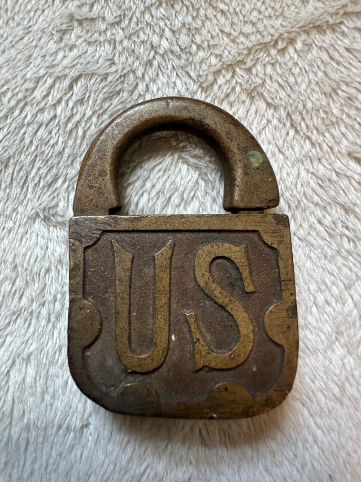 Antique WW1 1917 US Army Padlock Steampunk Brass Lock | eBay