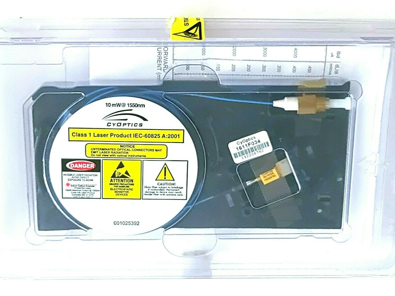 CYOPTICS 1611F034 193.4 THz 1610-SERIES MSA-COMPATIBLE 2.5 GB/S COOLED ...