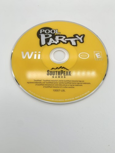 Pool Party (Nintendo Wii) - DISC ONLY #9263 Tested 612561100077 | eBay