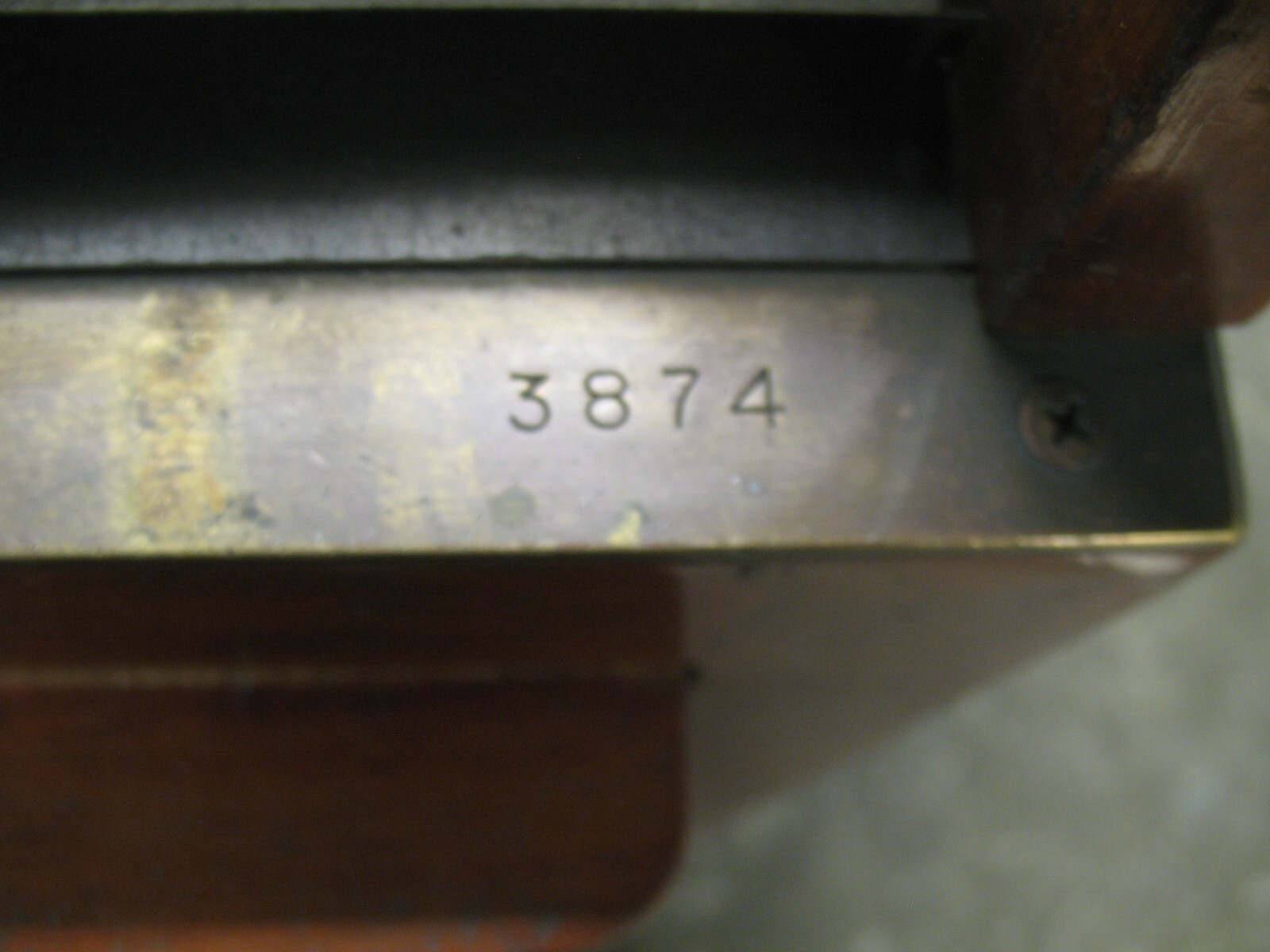 2 MOORE JIG BORER GRINDER MAHOGANY WORK BENCH TOOL STORAGE CABINET ...