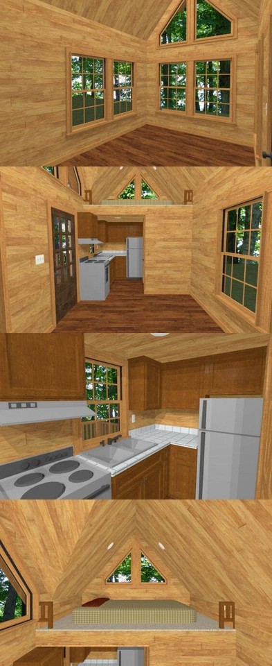 20x10 Tiny House -- 266 sq ft -- PDF Floor Plan -- Model 1B | eBay