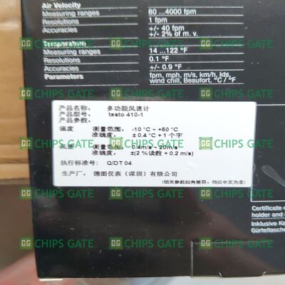 1PCS Testo 410-1 Vane Anemometer Air Speed Velocity/Temperature Meter ...