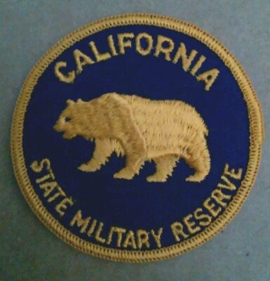 California State Military Reserve Patch | eBay