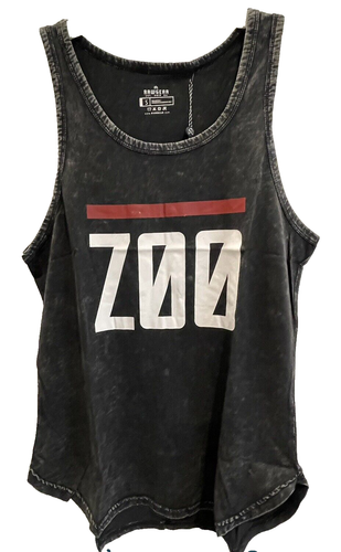 Raw Gear Men's Black Zoo Tank Top Size Small RG320 By Bradley Martyn ...