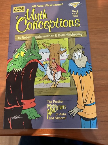 Myth Conceptions 1 - Robert Asprin & Ken Mitchroney - Apple Comics 1987 ...