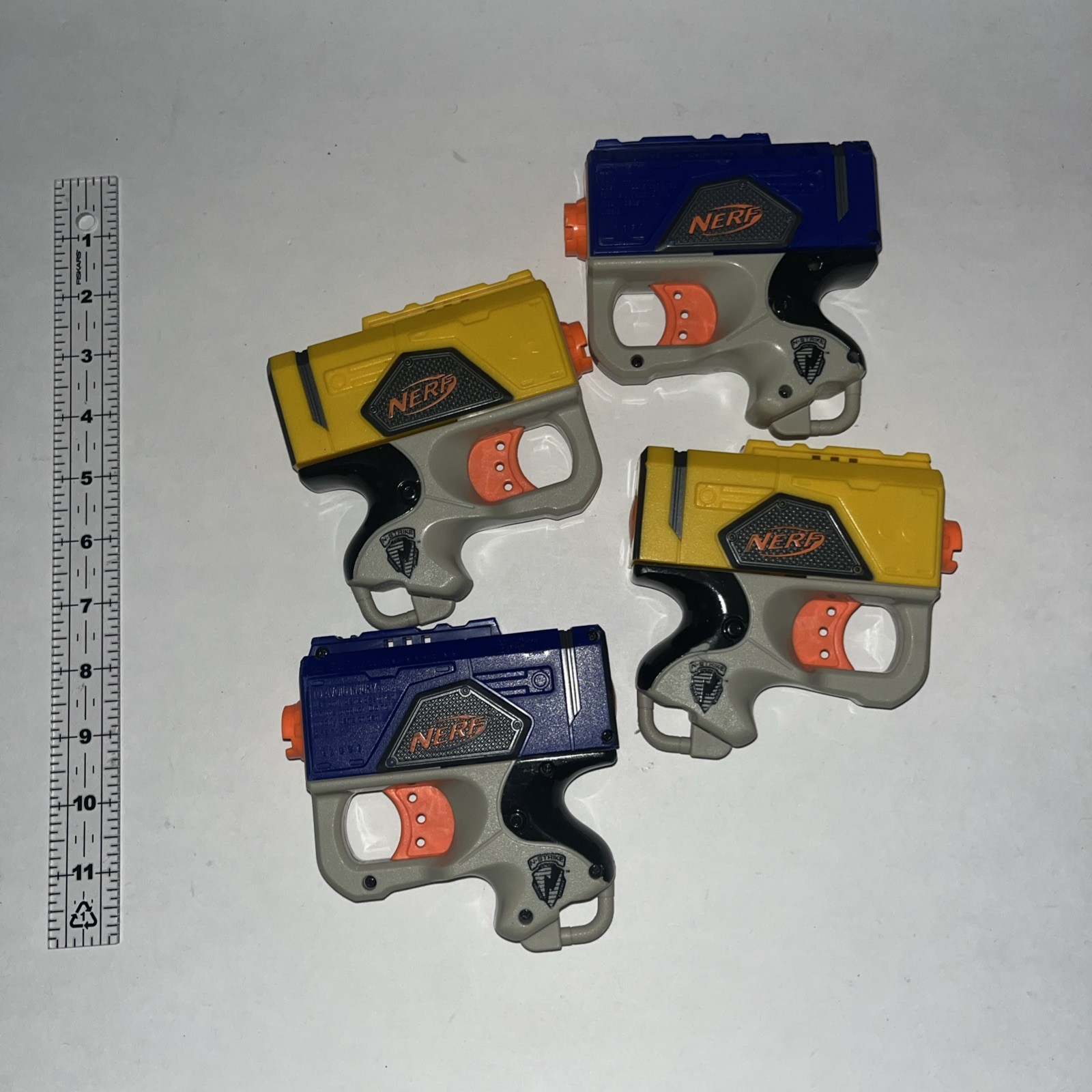 Lot of 4 Nerf Reflex IX-1 Single Shot N-Strike Dart Blaster Guns Pistol ...