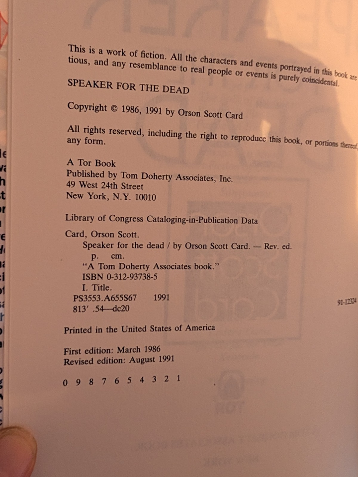 ENDER'S GAME SERIES Orson Scott Card MINT 3 Signed 1st Ed HB/DJ TOR ...