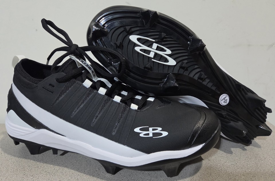 Boombah Molded Cleats Black White Womens Size 9.5 | eBay