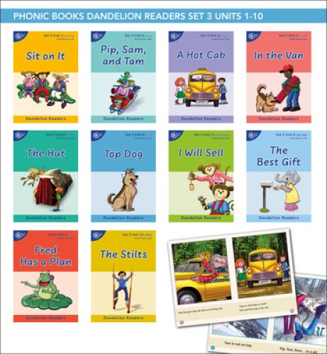 Phonic Books Dandelion Readers Set 3 Units 1-10 Sit on It (Alphabet ...
