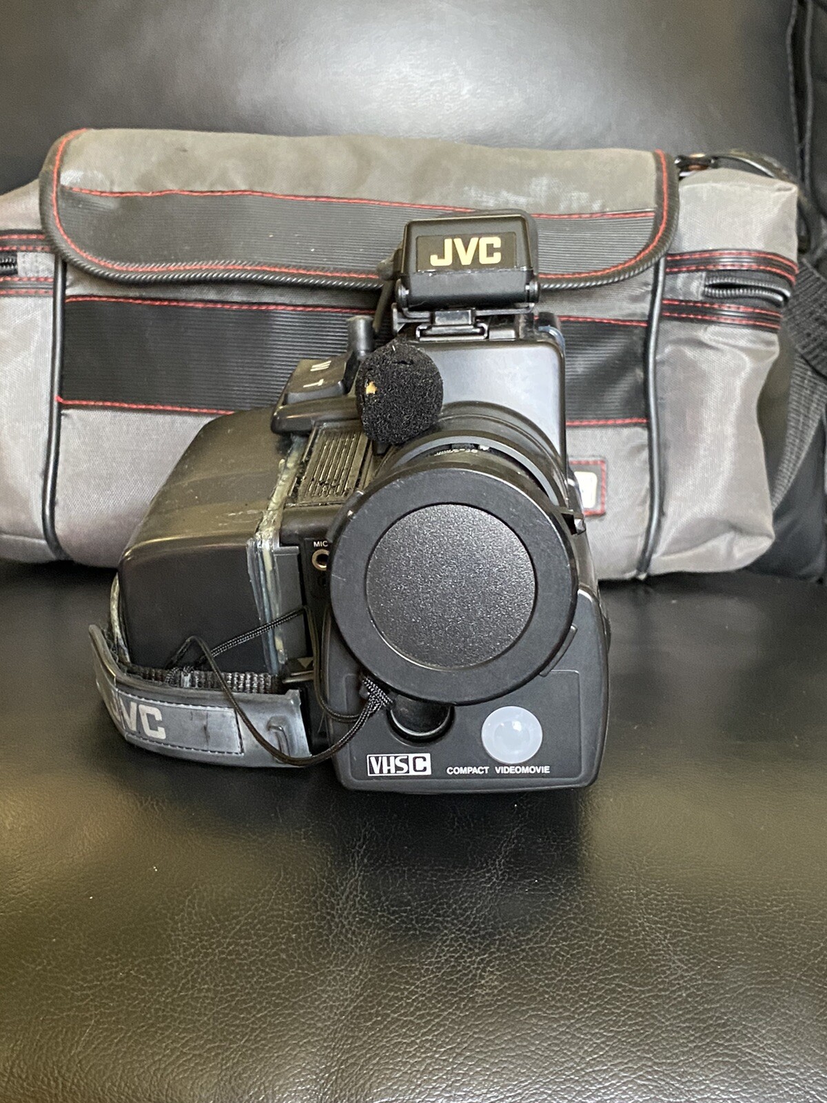 VINTAGE 1988 JVC GR-35 VHSC VIDEO MOVIE CAMERA BLUE AS-IS UNTESTED ...