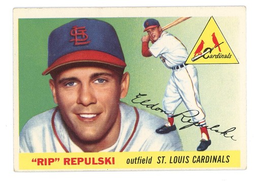 1955 Topps #55 Rip Repulski, EX. St. Louis Cardinals | eBay