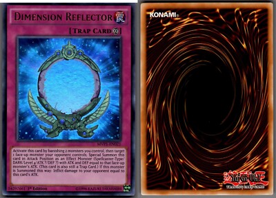 MVP1-EN021 Yugioh, Dimension Reflector, Holo Ultra Rare | eBay
