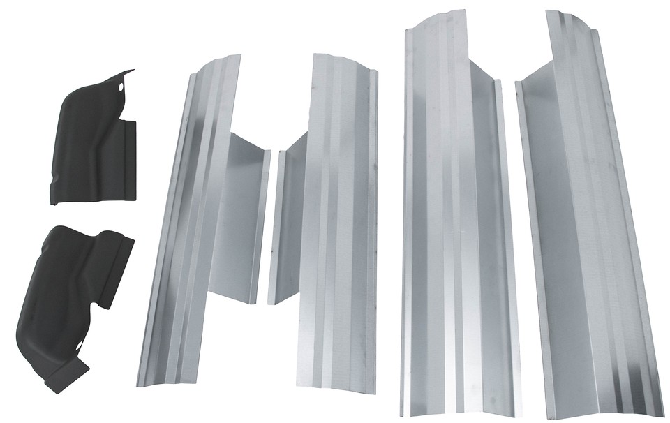 Slip-on Rocker Panel & Cab Corner Kit for 09-14 Ford F150 Crew Cab No ...