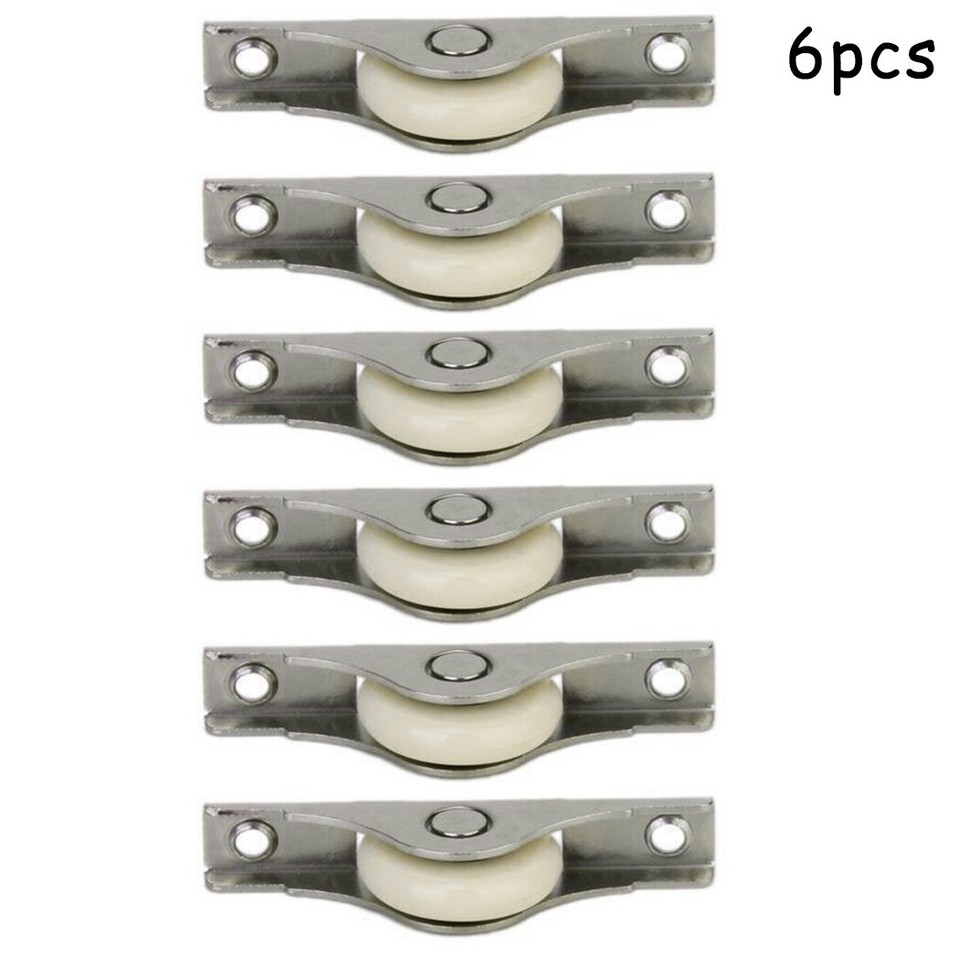 6pcs Kitchen Wardrobe Sliding Door Roller Cabinet Wardrobe Nylon Wheel ...