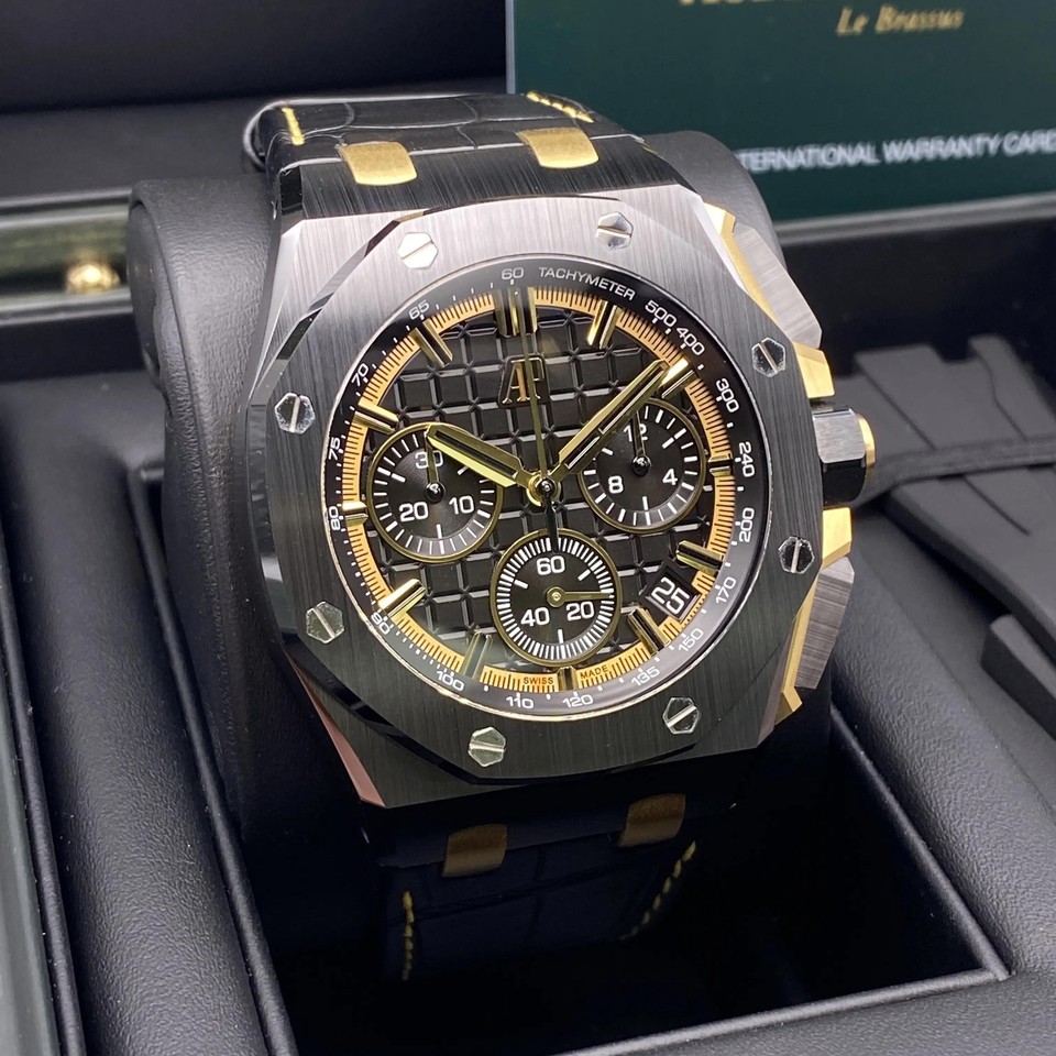 Audemars Piguet Royak Oak Offshore Ceramic Gold Mens Watch 26420CE.OO ...