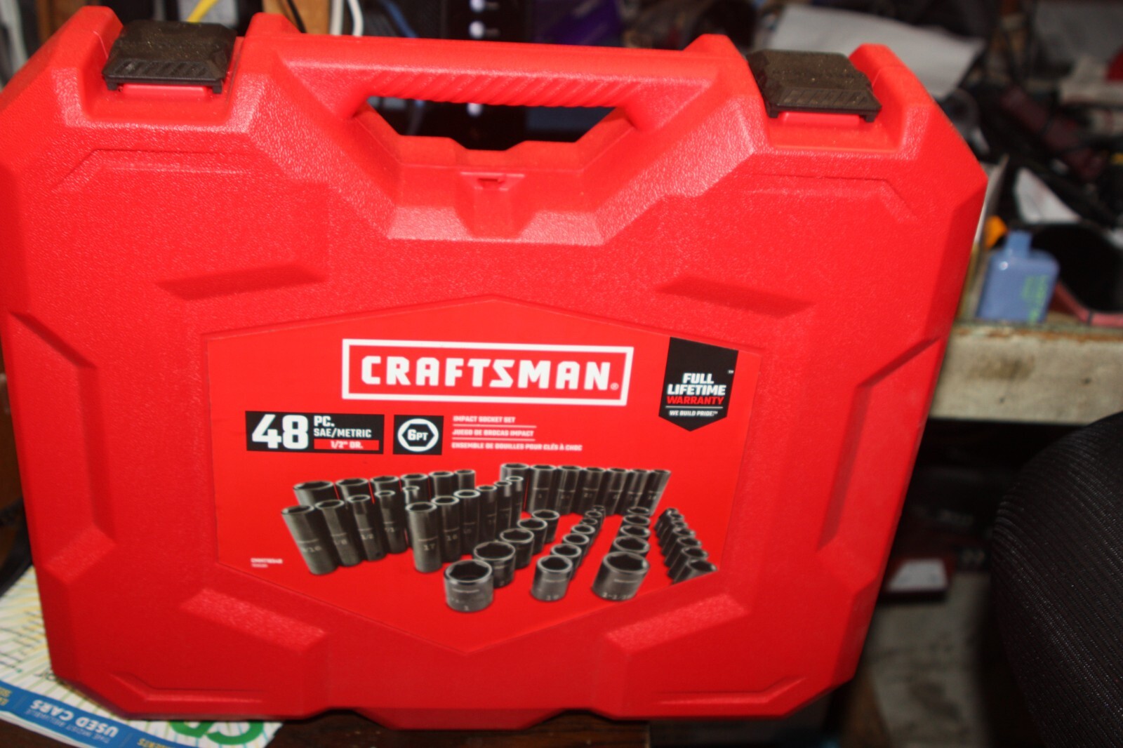 Craftsman 48pc Master Laser Impact Socket Accessory Set With Portable Case 16548 for sale online ...