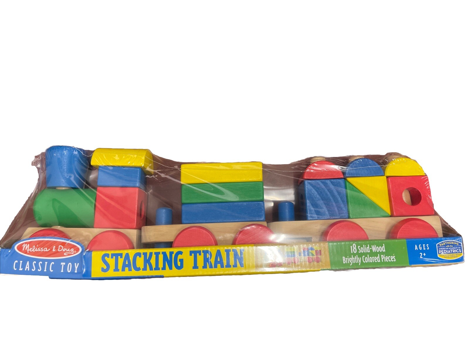 Melissa & Doug Wooden Stacking Block Train Cin926s for sale online | eBay