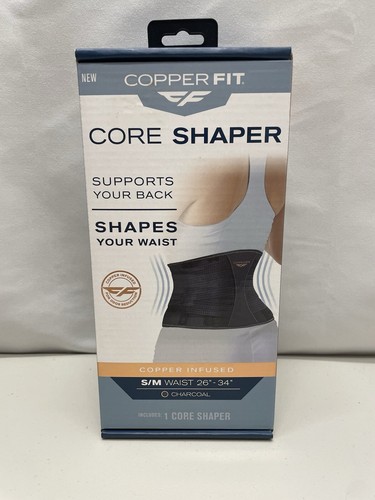 New COPPER FIT Core Shaper Women Charcoal S/M Waist 26"-34" | eBay