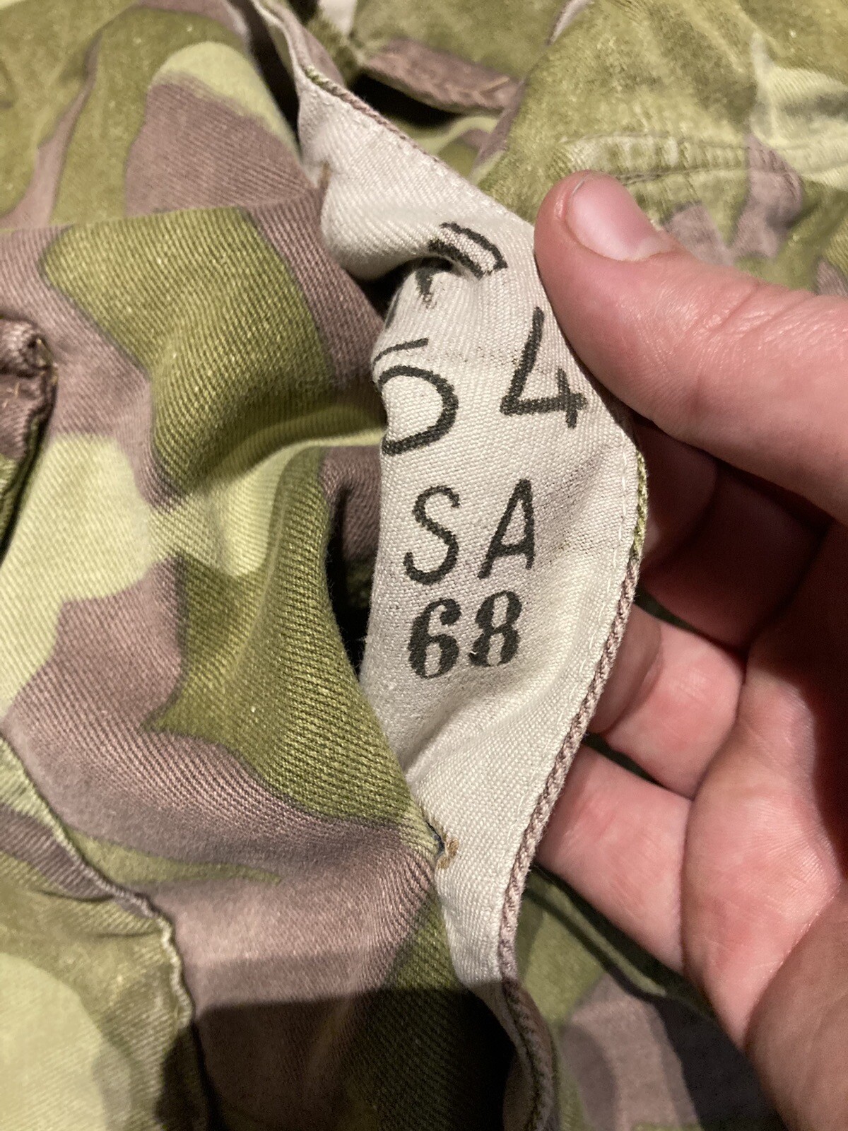 Trials Model Finnish Army M62 Jacket Size Large Early Experimental Rare ...