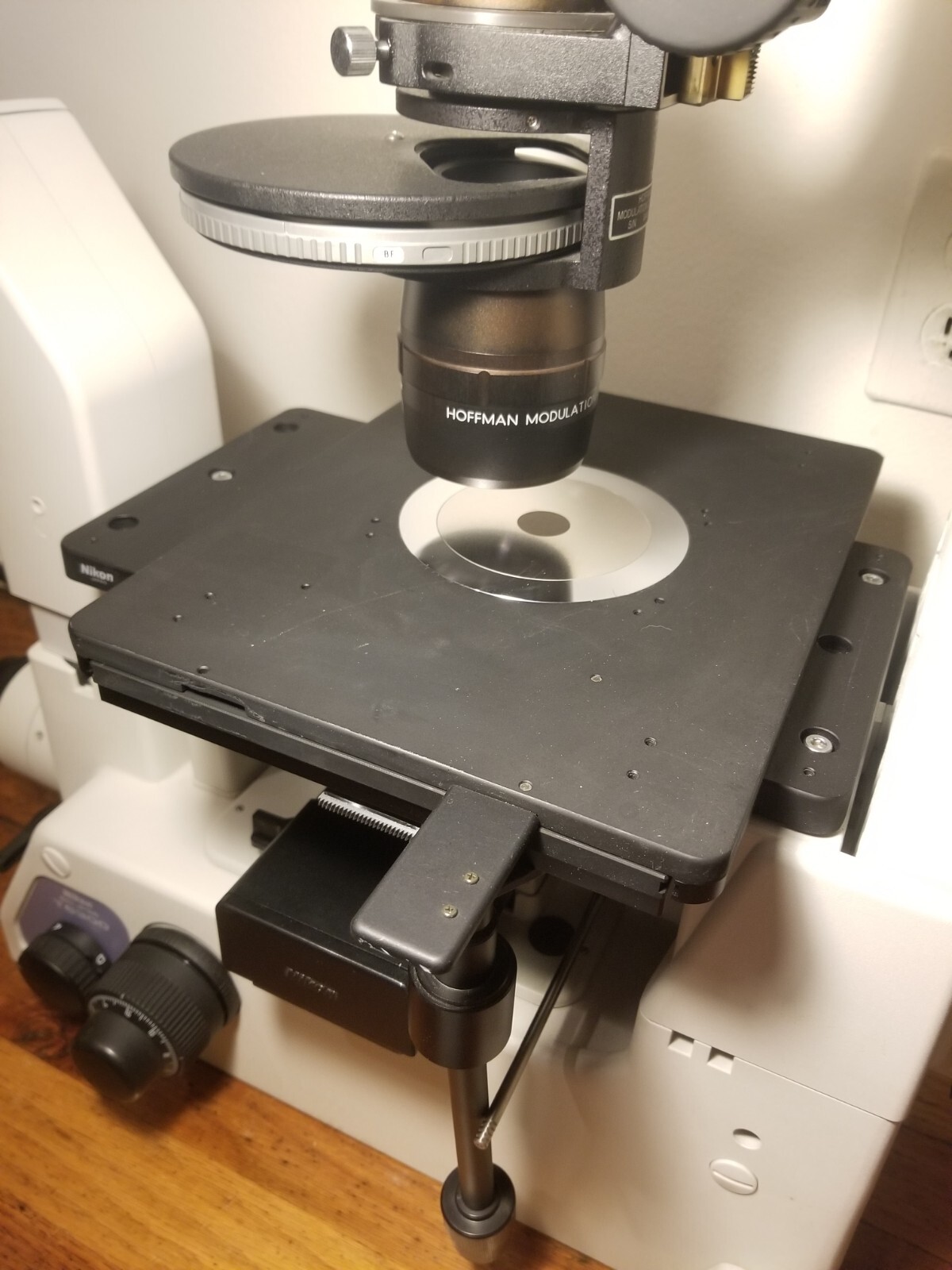 Nikon Eclipse TE300 Inverted Microscope Fluorescence Hoffman Modulation ...