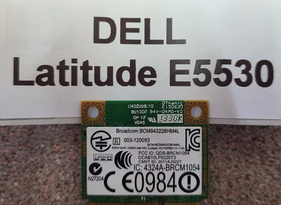 Dell Latitude E5530 E5430 E6430 Laptop Wireless WiFi Intel | eBay