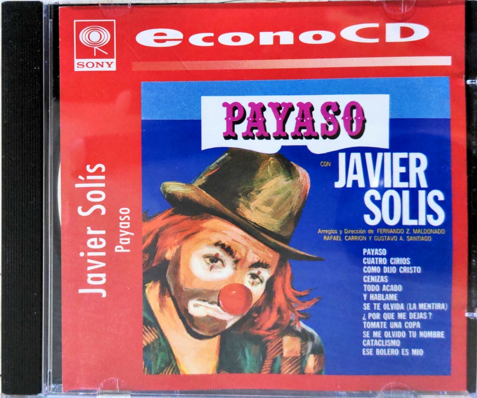 Payaso by Javier Solis Sony Mexico CD 1991 CDDE-422 for sale online | eBay