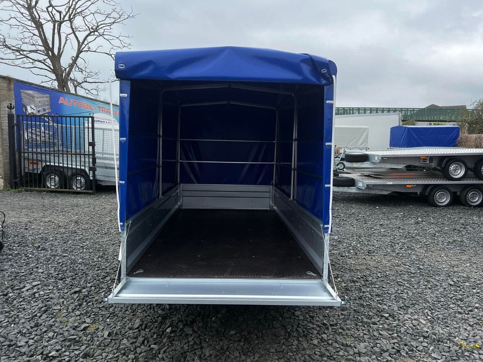 BRAND NEW 10ft x 5ft TWIN AXLE NIEWIADOW TRAILER WITH FRAME AND COVER ...