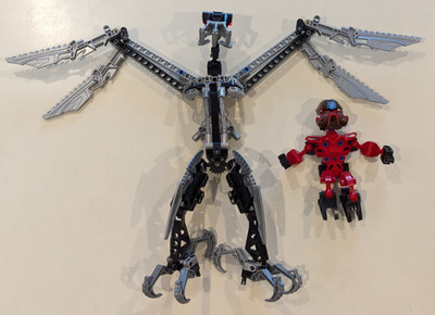 LEGO Bionicle 8621 Turaga Dume and Nivawk+Book, Very Good Condition | eBay