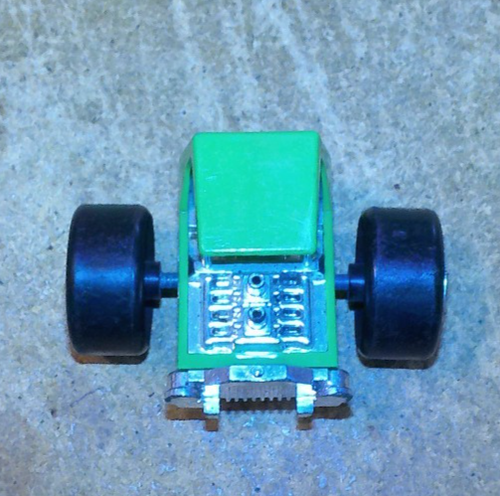 vintage structo weird wheels green hot rod car in good shape used | eBay