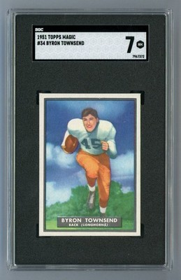 1951 Topps Magic #34 Byron Townsend SGC 7 NM #7967372**UNRUBBED** | eBay